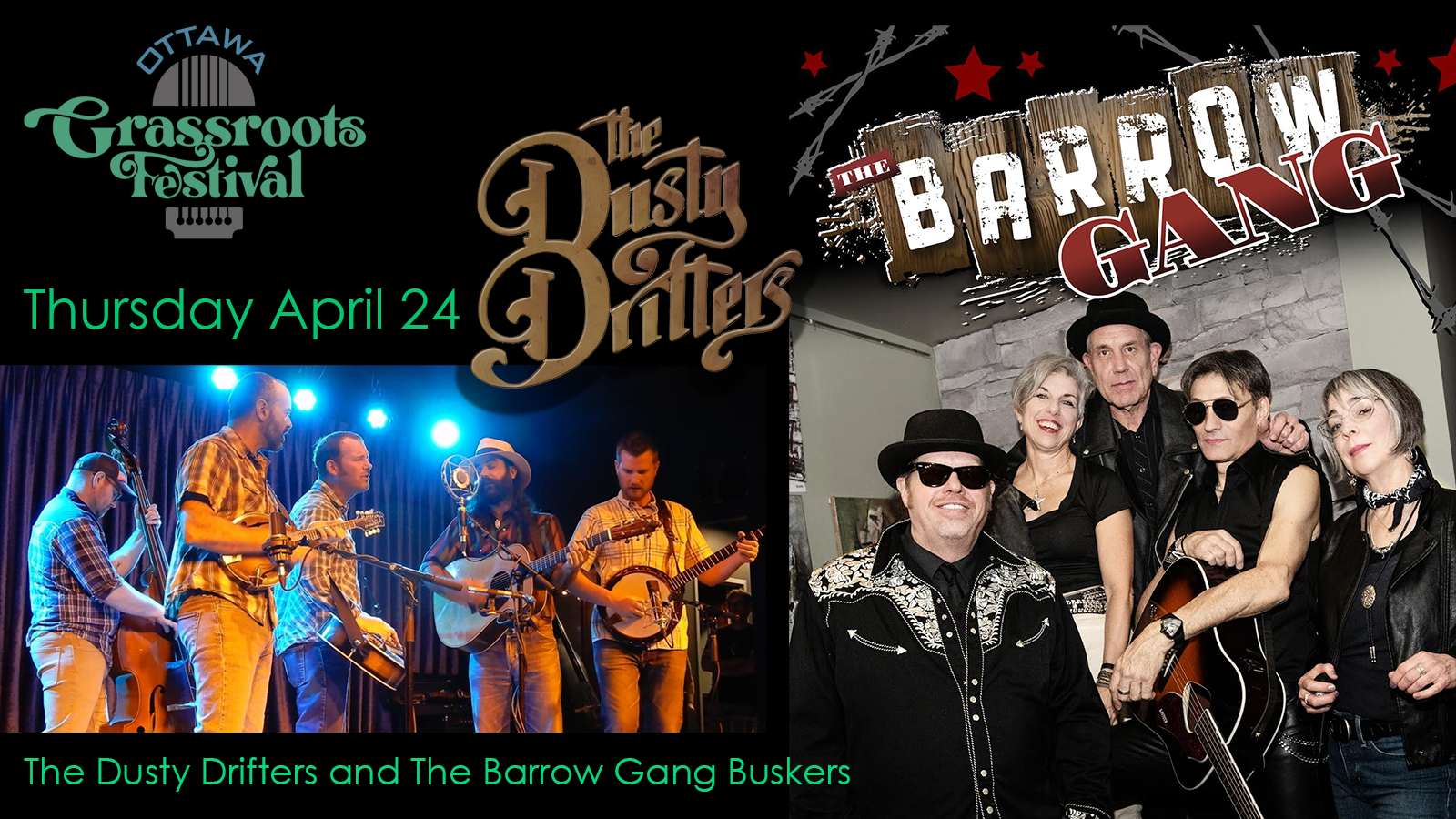 Thursday Headliners - The Dusty Drifters and The Barrow Gang Buskers ...